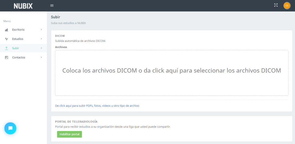 ¿Cómo utilizar el portal de tele radiología en NUBIX? - NUBIX